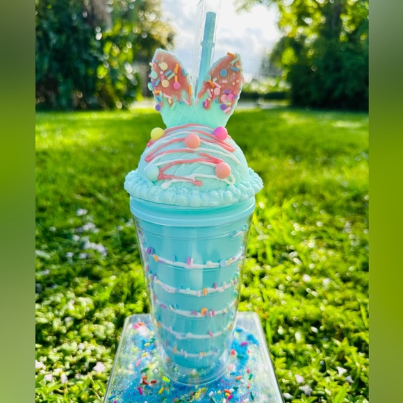 Dining | Cute 3d Ice Cream Candy Sprinkle Bunny Ear Themed 16oz Fun ...